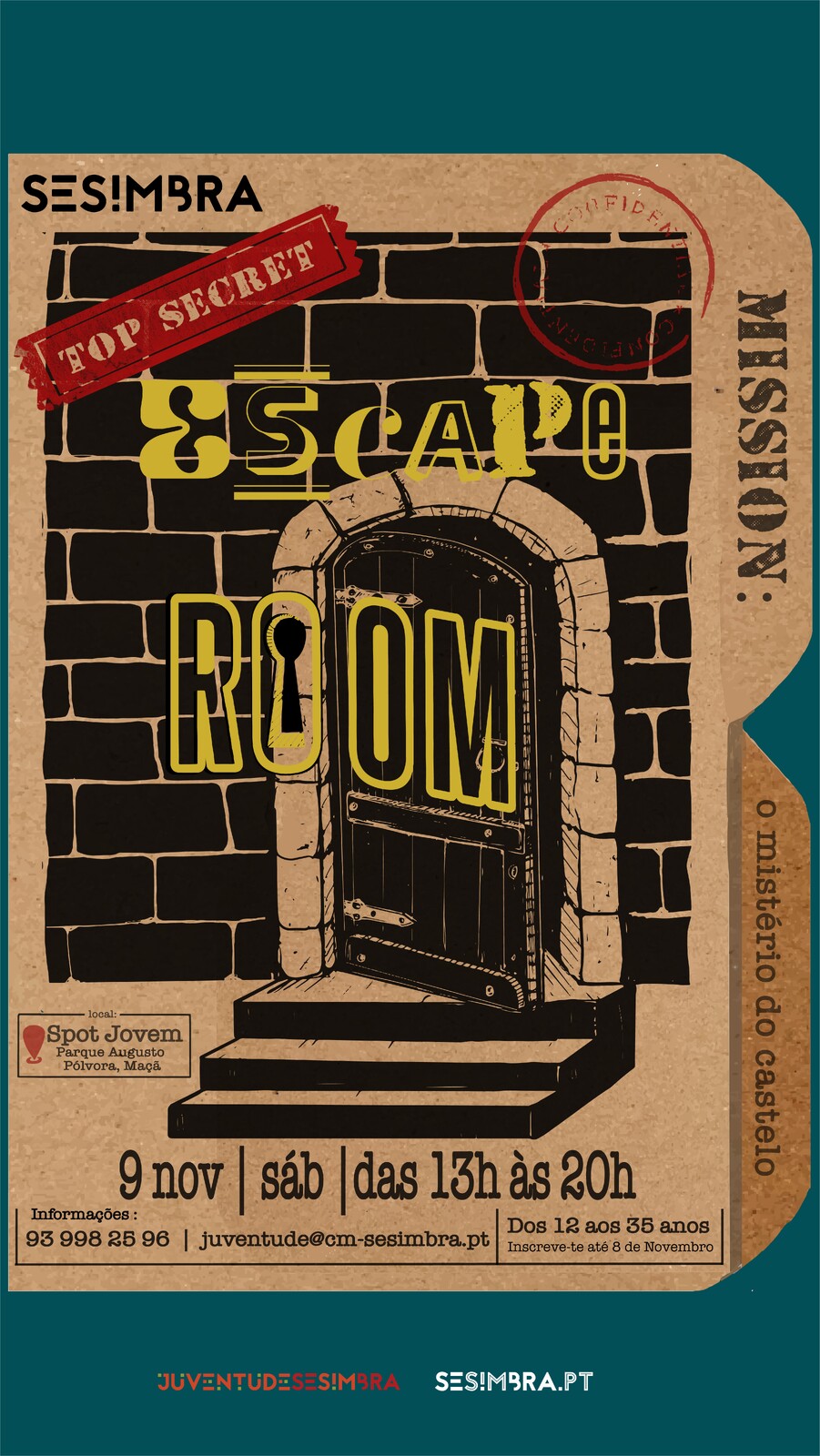 Escape Room: O Mistério do Castelo de Sesimbra - CM Sesimbra
